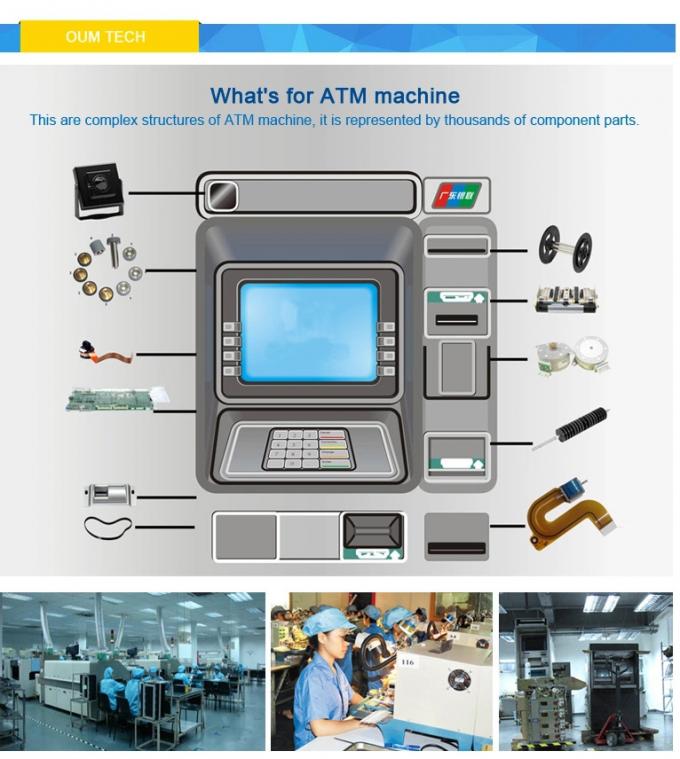 998-0235655 NCR ATM Machine Smart Card Reader Track 1,2,3 Read Write Head