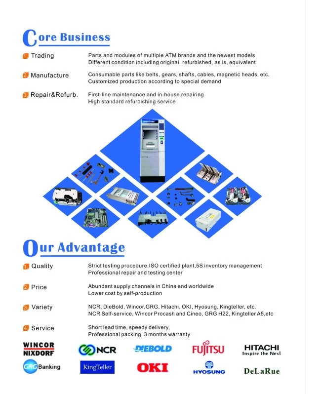 Diebold / Wincor Nixdorf ATM Cash Machine CS 280N Model Lobby Front ATM ...