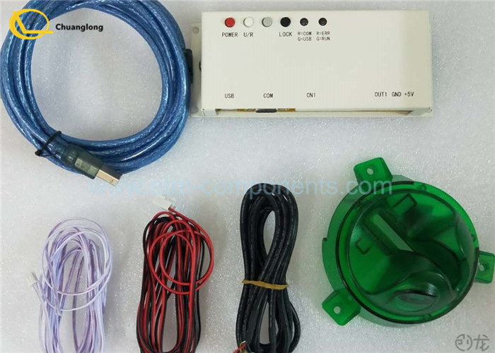 NCR 6625 FDI Anti Card Skimming Devices , Green Anti Fraud Atm Card Skimmer