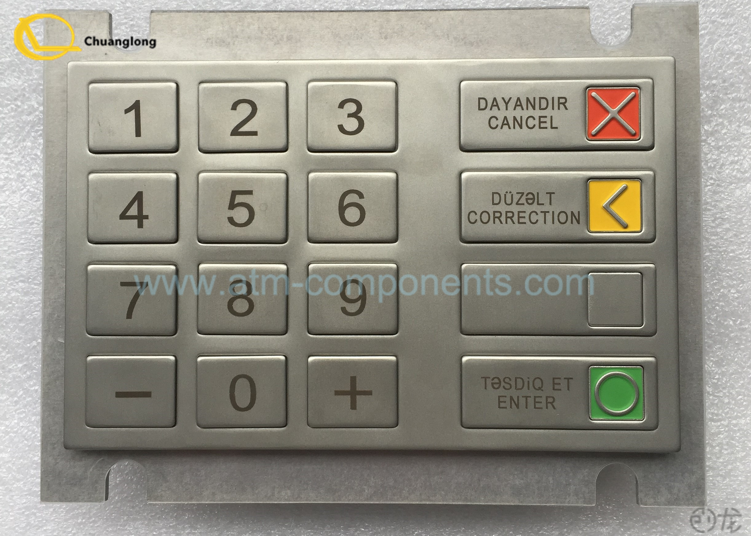Replacement Parts Ncr Epp Keyboard , Wincor 1750132043 Bank Machine Keypad